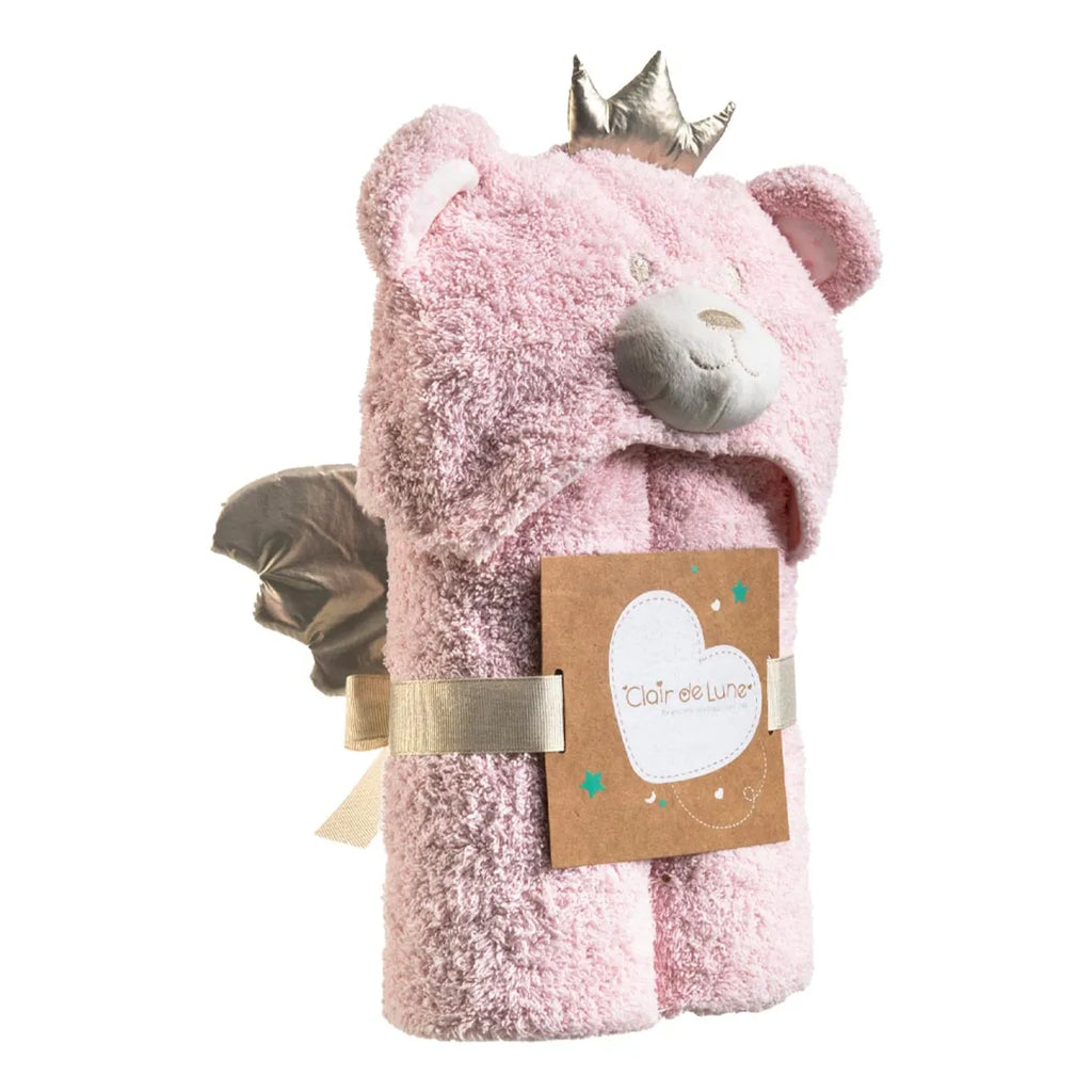 Clair De Lune Little Bear Hooded Blanket in Pink – Millie & Ralph