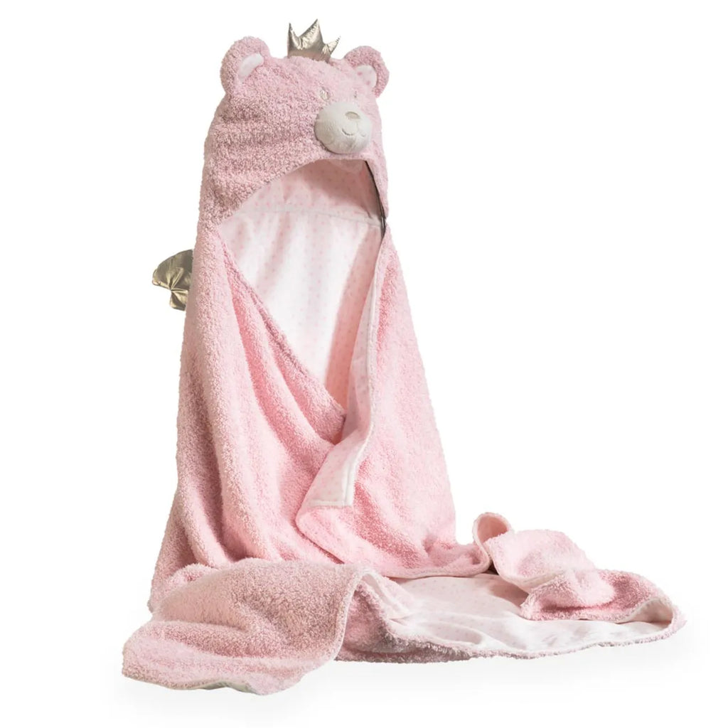 Clair De Lune Little Bear Hooded Blanket in Pink – Millie & Ralph