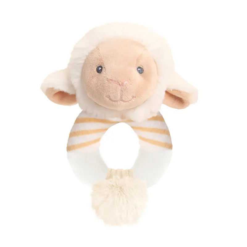 Keel Eco Ring Rattle - Lullaby Lamb – Millie & Ralph