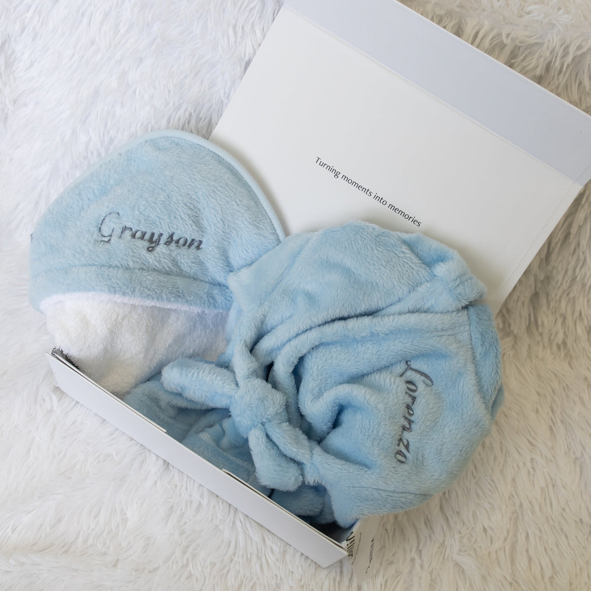 Bath & Snuggle Gift Box - Blue – Millie & Ralph