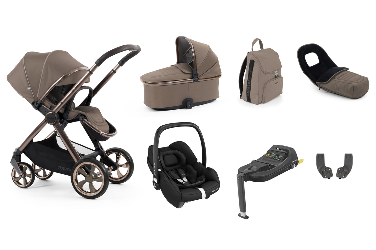 Oyster 4 7 Piece Luxury Bundle With Maxi-Cosi Cabriofix Car Seat & Bas ...