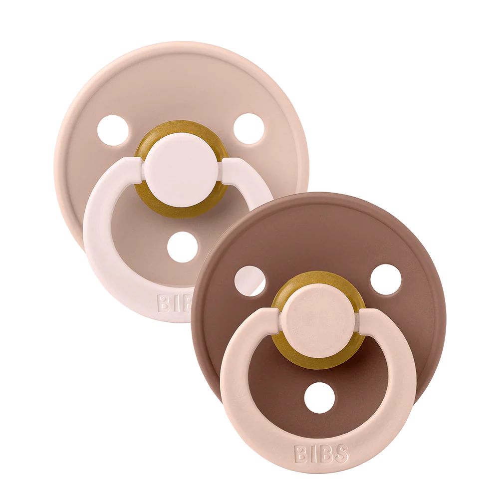 Bibs STUDIO Colour Pacifiers Fusion - Blush Woodchuck Mix (2 Pack ...