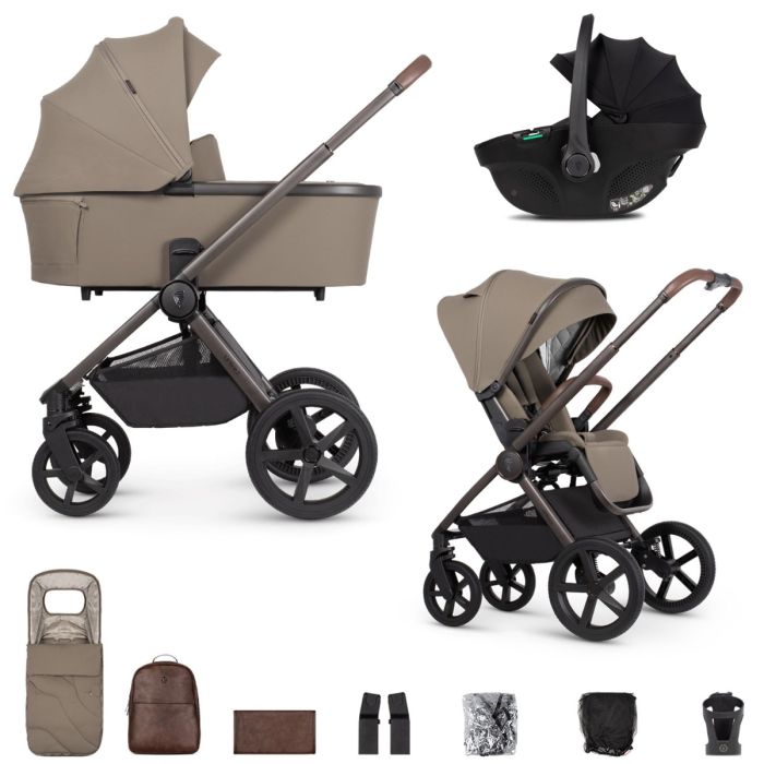 Venicci Tinum Upline 2 SE Pushcair & Carrycot 3-in-1 Tiago Travel Syst ...